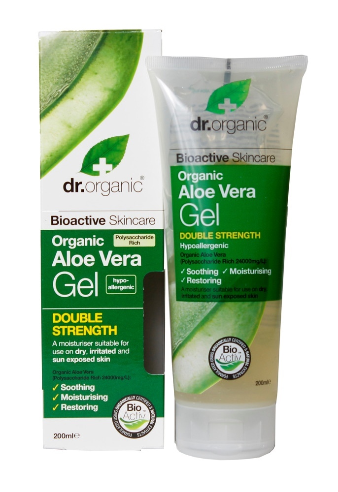 DR.ORGANIC Organic Aloe Vera Gel Double Strength 200ml - PharmaDirect.gr