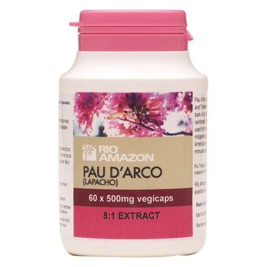 RIO TRADING LAPACHO Pau d'Arco Extract 500mg 60caps - PharmaDirect.gr