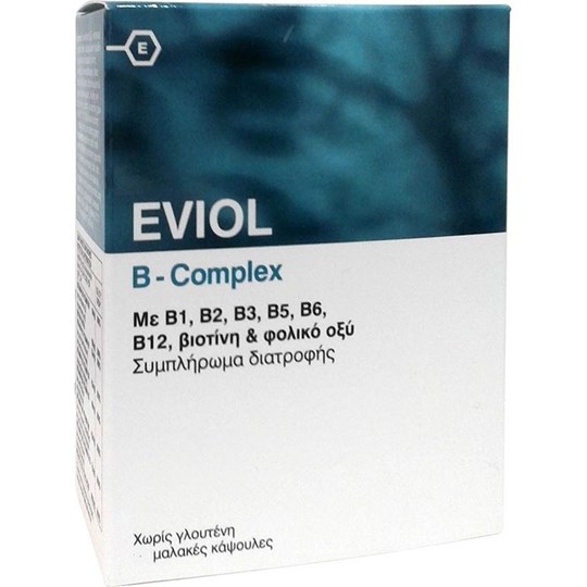 EVIOL B-Complex 30 caps - PharmaDirect.gr