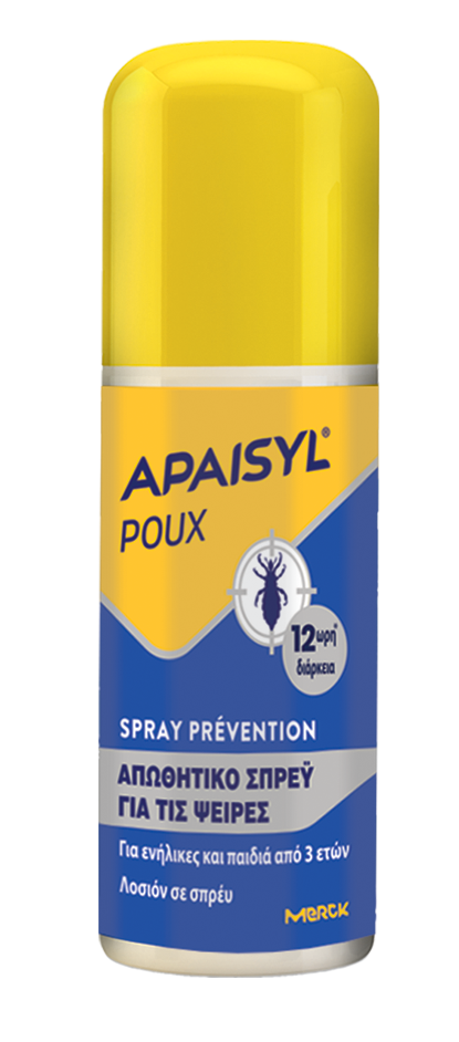 APAISYL Poux Prevention Spray 90ml - PharmaDirect.gr