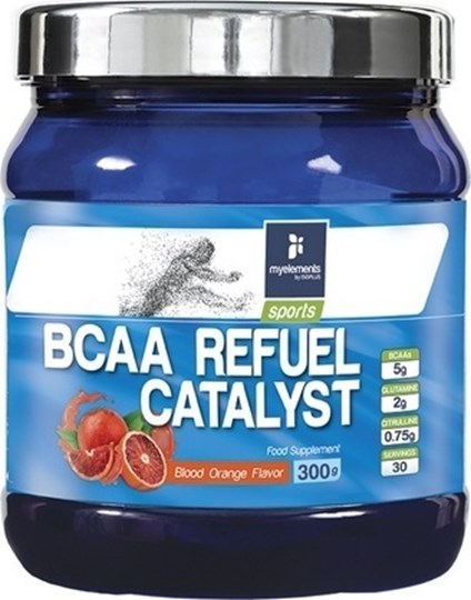 MyElements BCAA Refuel Catalyst Blood Orange Flavor 300gr - PharmaDirect.gr
