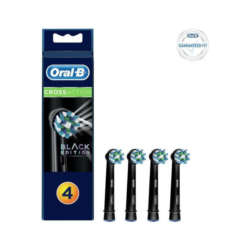 Oral-B Cross Action Black Edition Ανταλλακτικές Κεφαλές Οδοντόβουρτσας ...