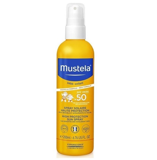 MUSTELA MU HIGH PROTECTION SUN SPRAY SPF50+ 200ml - PharmaDirect.gr