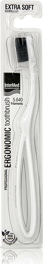 Intermed Professional Ergonomic Toothbrush Extra Soft Λευκό - PharmaDirect.gr