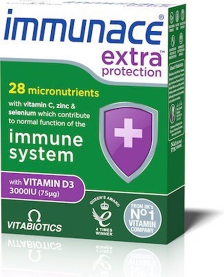 VITABIOTICS Immunace Extra Protection 30tabs - PharmaDirect.gr